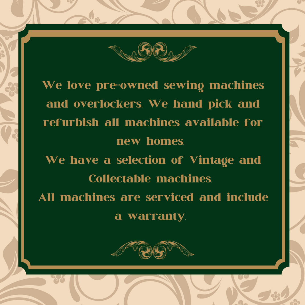 Pre-loved Sewing Machines – Pre-Loved Sewing Machines